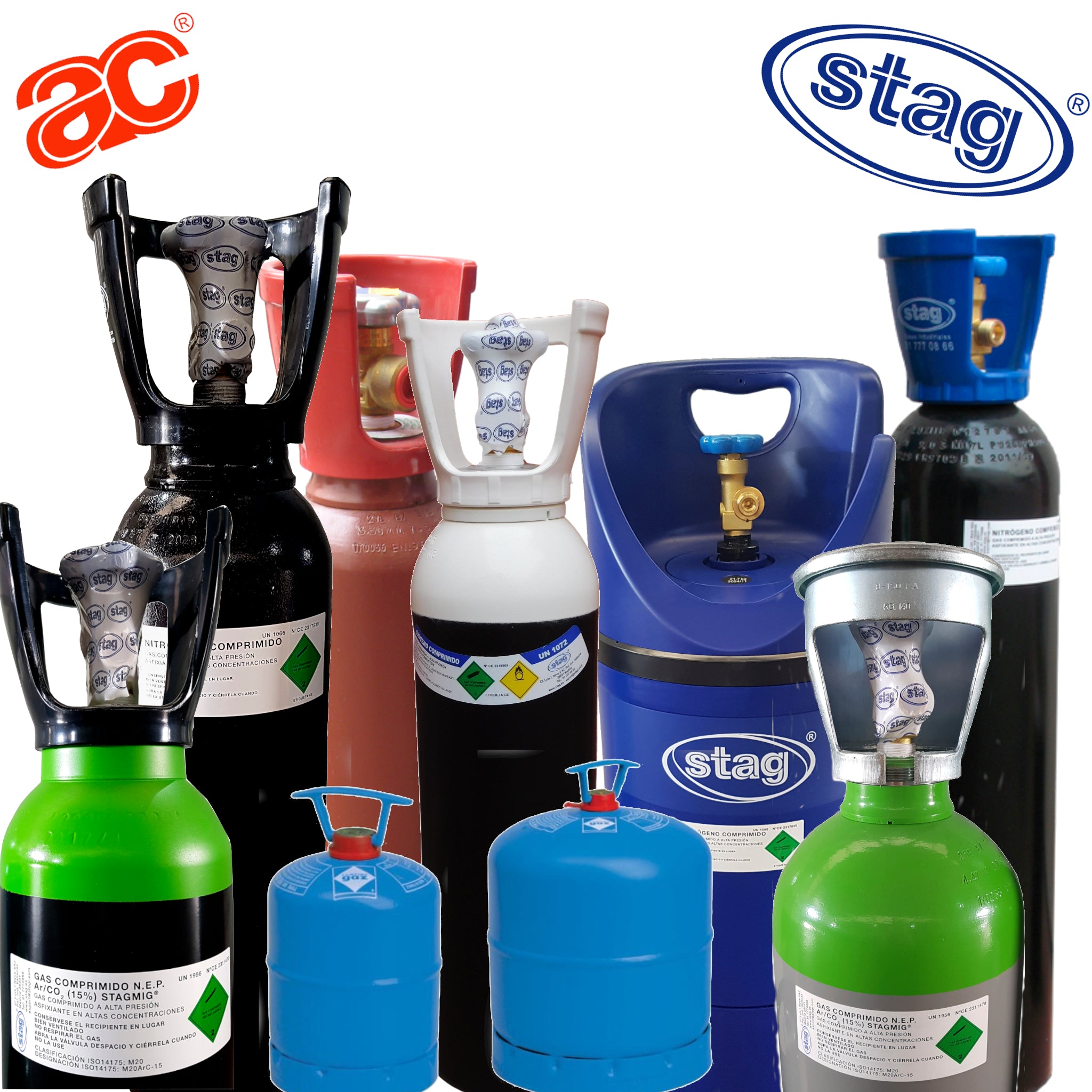 Gases Industriales - Oxígeno, Argón, Acetileno, Nitrógeno | Stag-Alcobre